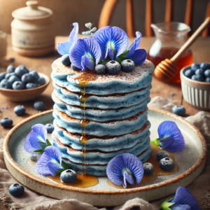 How to make Butterfly Pea Flower Pancakes ‣ Sincere Whisper